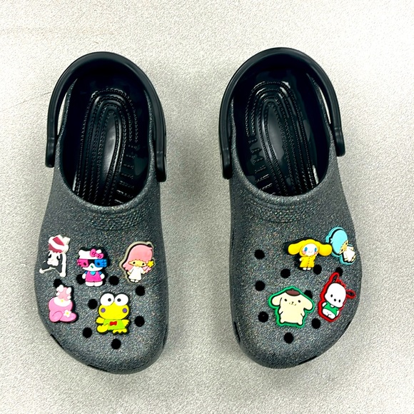 CROCS | Shoes | Crocs Silver With Pikachu Characters | Poshmark